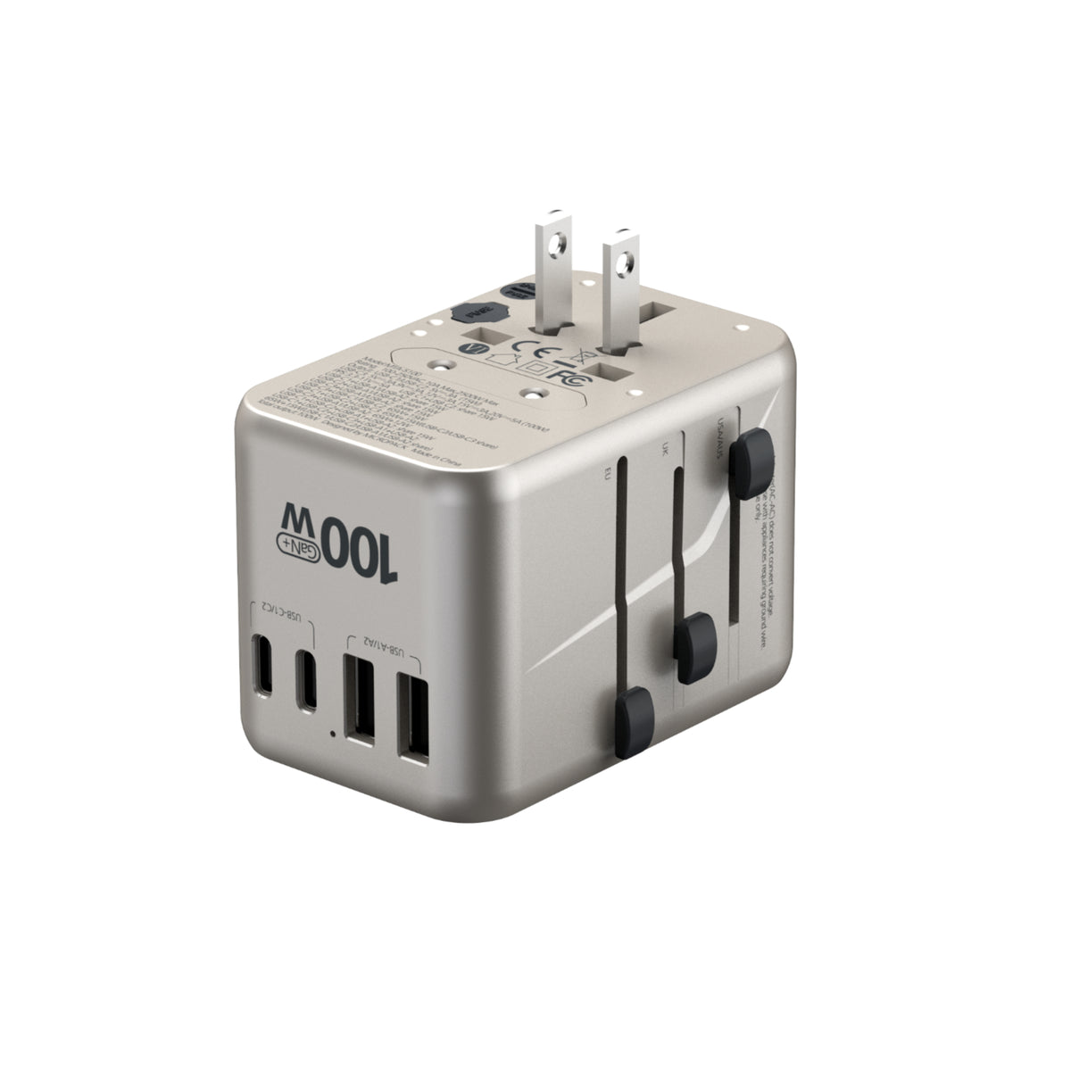 100W Worldwide Universal Travel Adapter Fast Charging MTA-5100 – Micropack