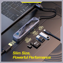 USB-C Hub 6 in 1 Multiport Adapter MDC-N6T – Micropack