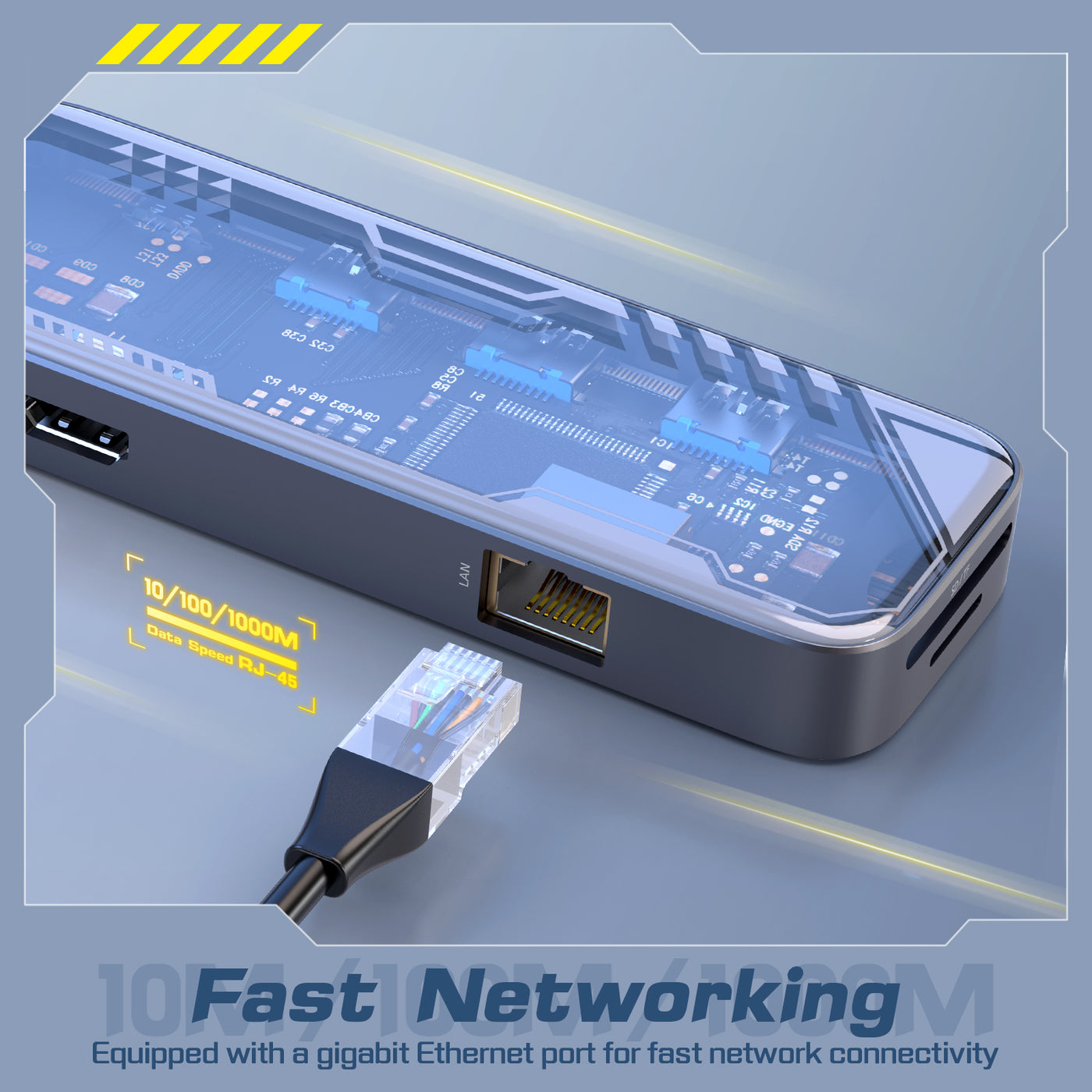 USB C Hub 8 in 1 Multiport Adapter MDC-N8T – Micropack