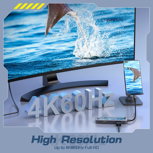 Wholesale USB C Hub 8 in 1 Multiport Adapter MDC-N8T – Micropack