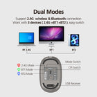 Rechargeable 2.4GHz + Bluetooth Wireless Mouse ML-202W – Micropack