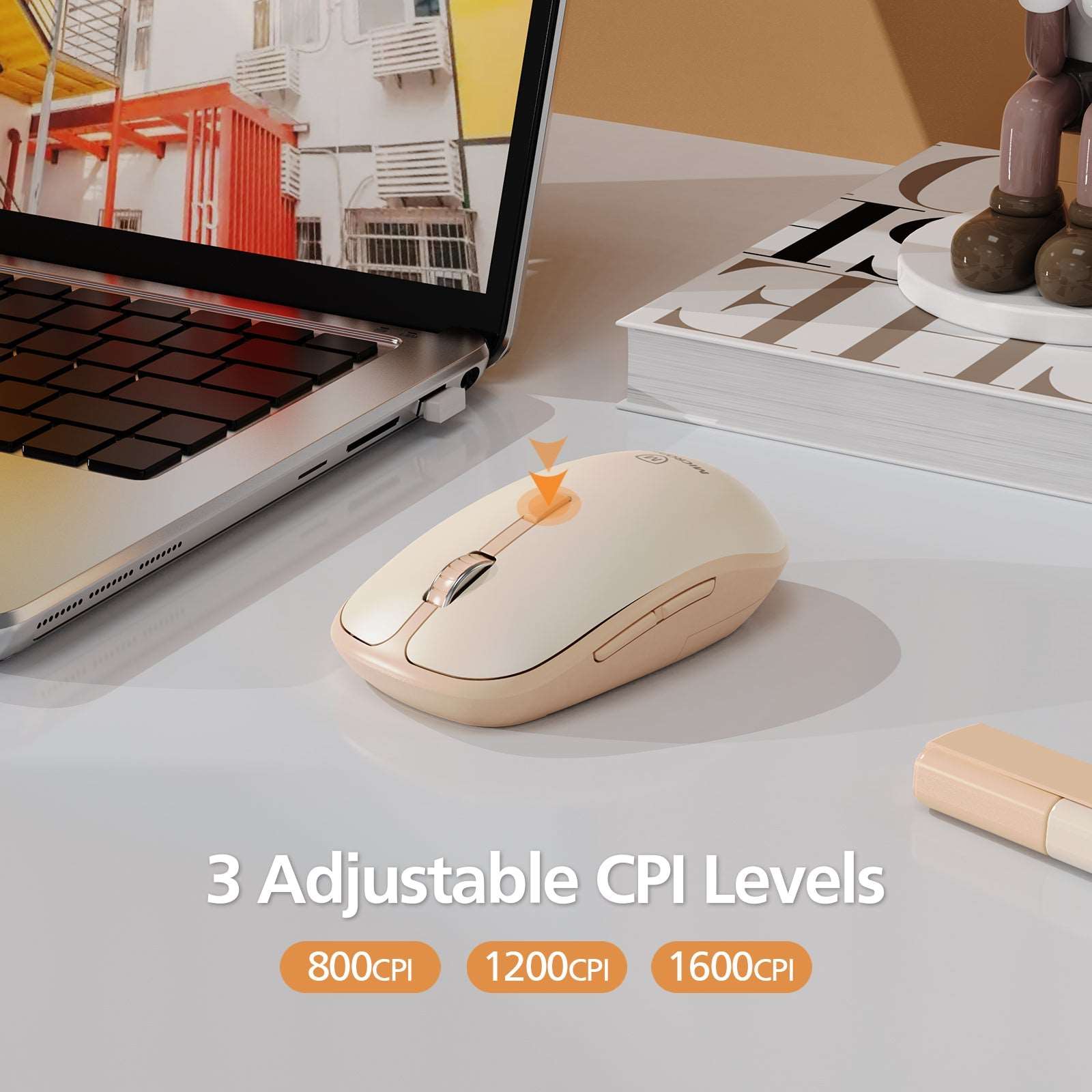 Bluetooth 2.4G USB Wireless Mouse for Computer Laptop MP-729B – Micropack