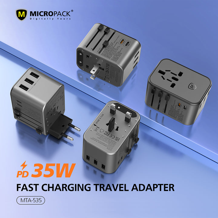International Universal Travel Adapter Worldwide Fast Charging Plug MTA ...