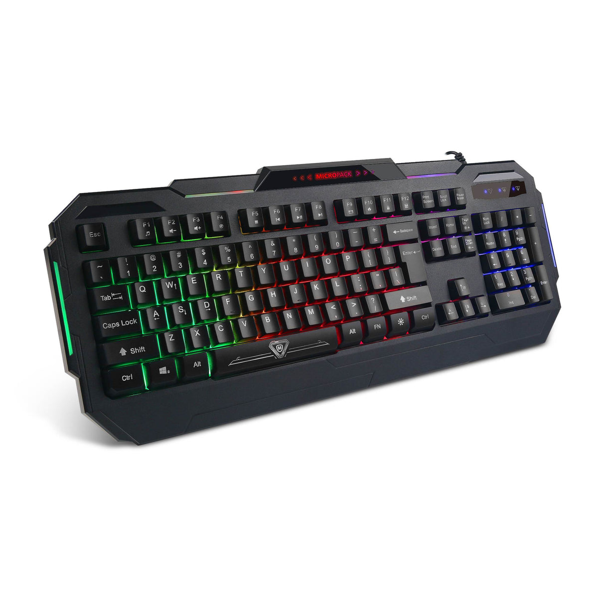 Wired LED Rainbow Backlit Gaming Keyboard GK-10 – Micropack
