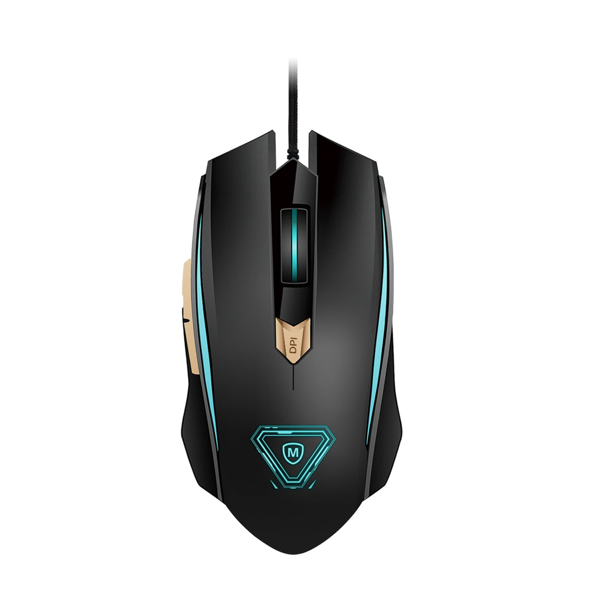 Wired RGB Rainbow Desktop PC Gaming Mouse Micropack GM-06