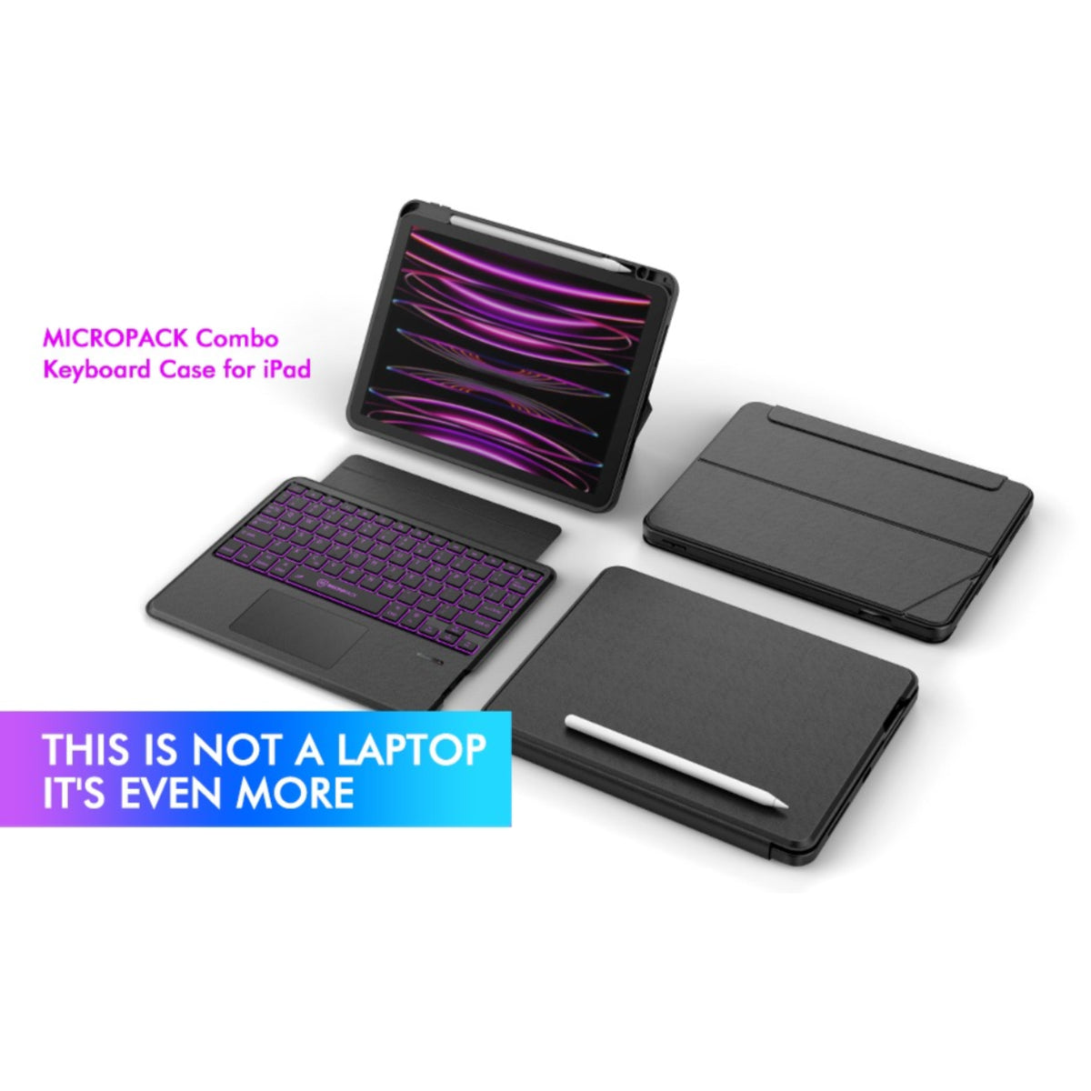 Micropack Wireless Mouse and Keyboard for Computer Laptop Tablet and Phone