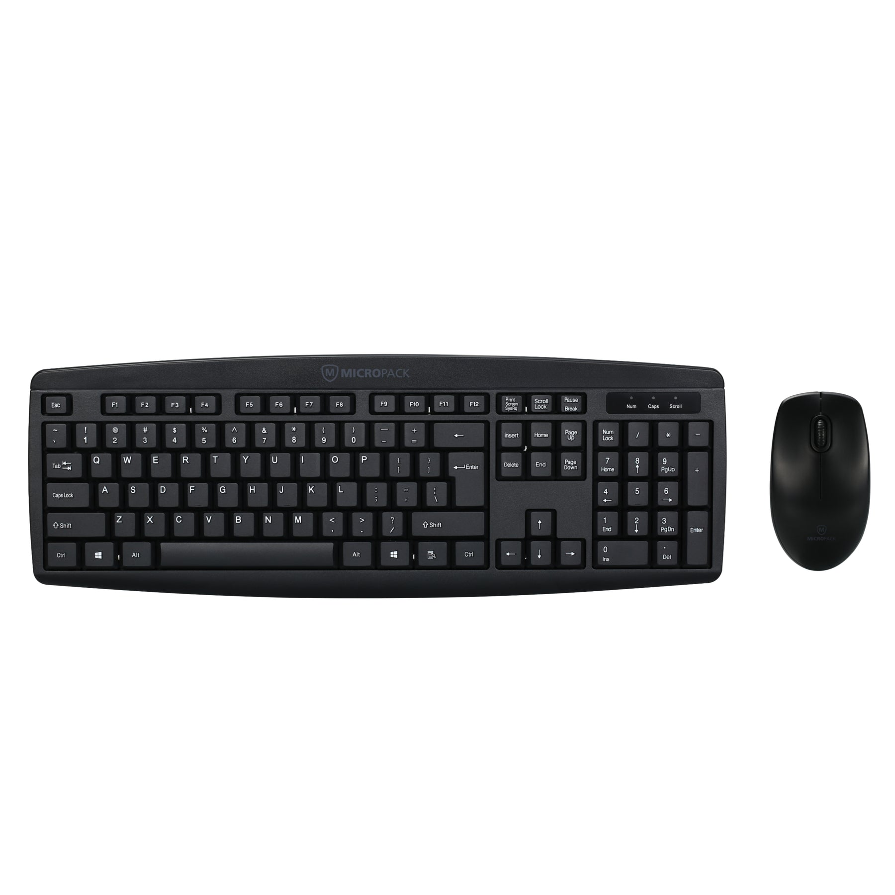 2.4G USB Computer Wireless Keyboard and Mouse Combo Micropack KM-203W