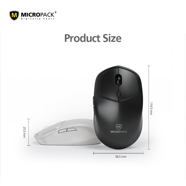 2.4G USB Silent Wireless Computer Laptop Mouse Micropack MP-726W