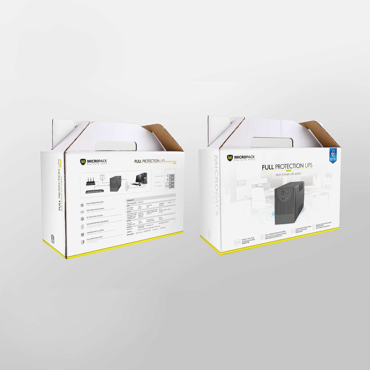 Wholesale UPS Power Supply True Power Uninterruptible Power 650VA MFU ...