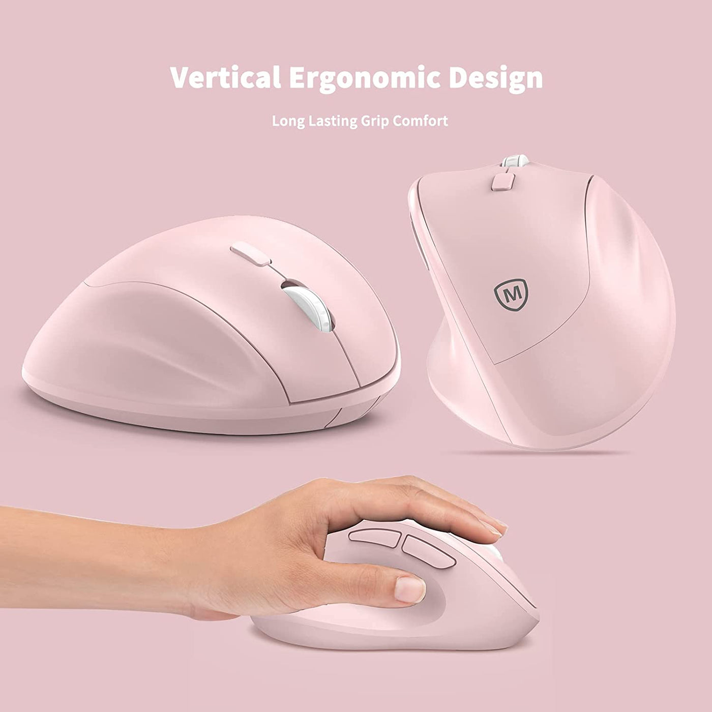 Ergonomic 2.4g USB Wireless Computer Mouse Micropack MP-V01W