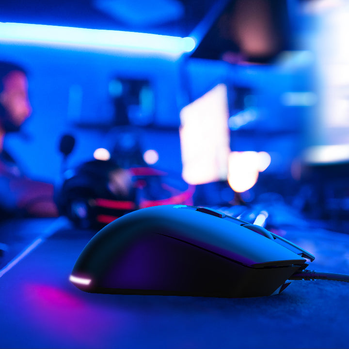 Wired RGB Gaming LED Mouse Black Micropack GM-01