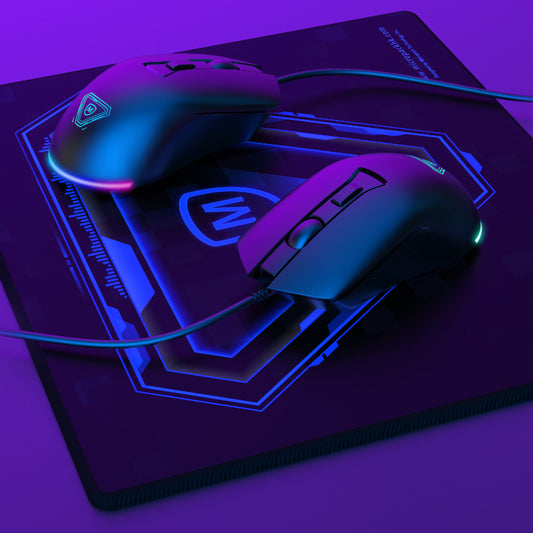 Wired RGB Gaming LED Mouse Black Micropack GM-01